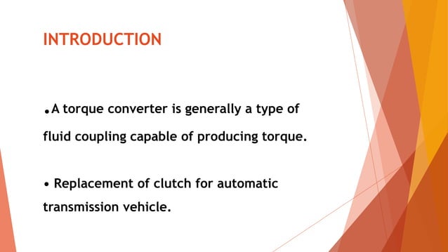 Torque converter In automobile engineering | PPTX | Auto Technology | Automotive