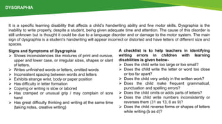 Understanding The Basics of Learning Disabilities | PPT