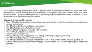 Understanding The Basics of Learning Disabilities | PPT