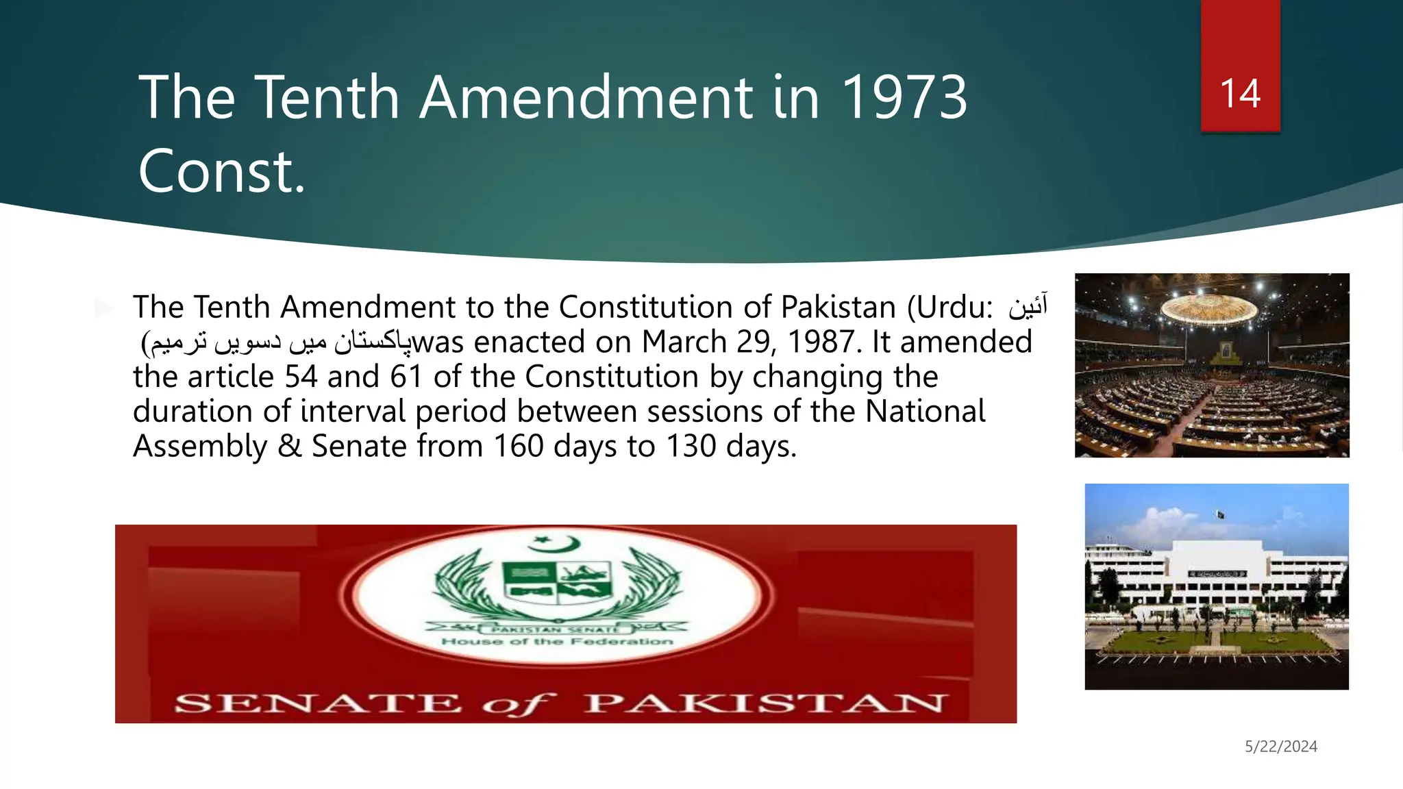 (50 YEARS OF AGE OF Pakistan constitution.pptx | Political Issues ...