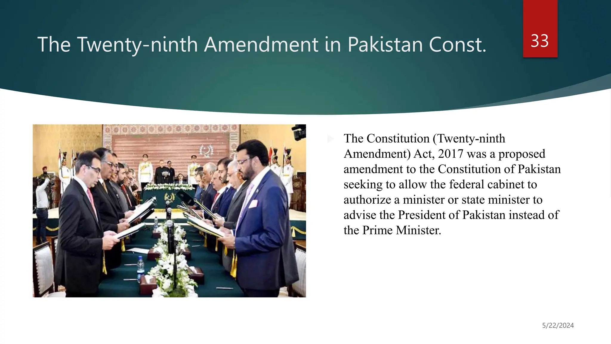 (50 YEARS OF AGE OF Pakistan constitution.pptx | Political Issues ...