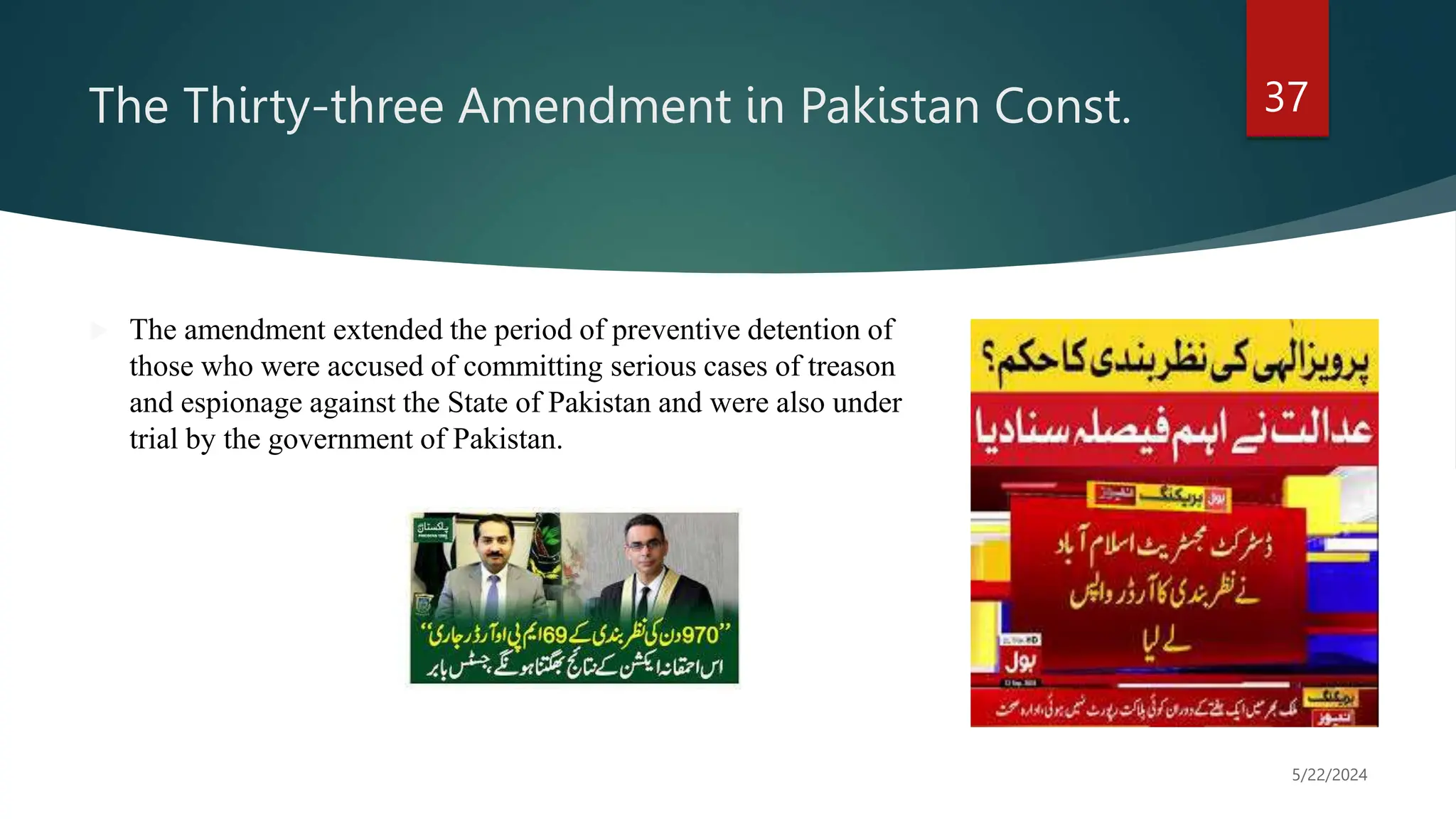 (50 YEARS OF AGE OF Pakistan constitution.pptx | Political Issues ...