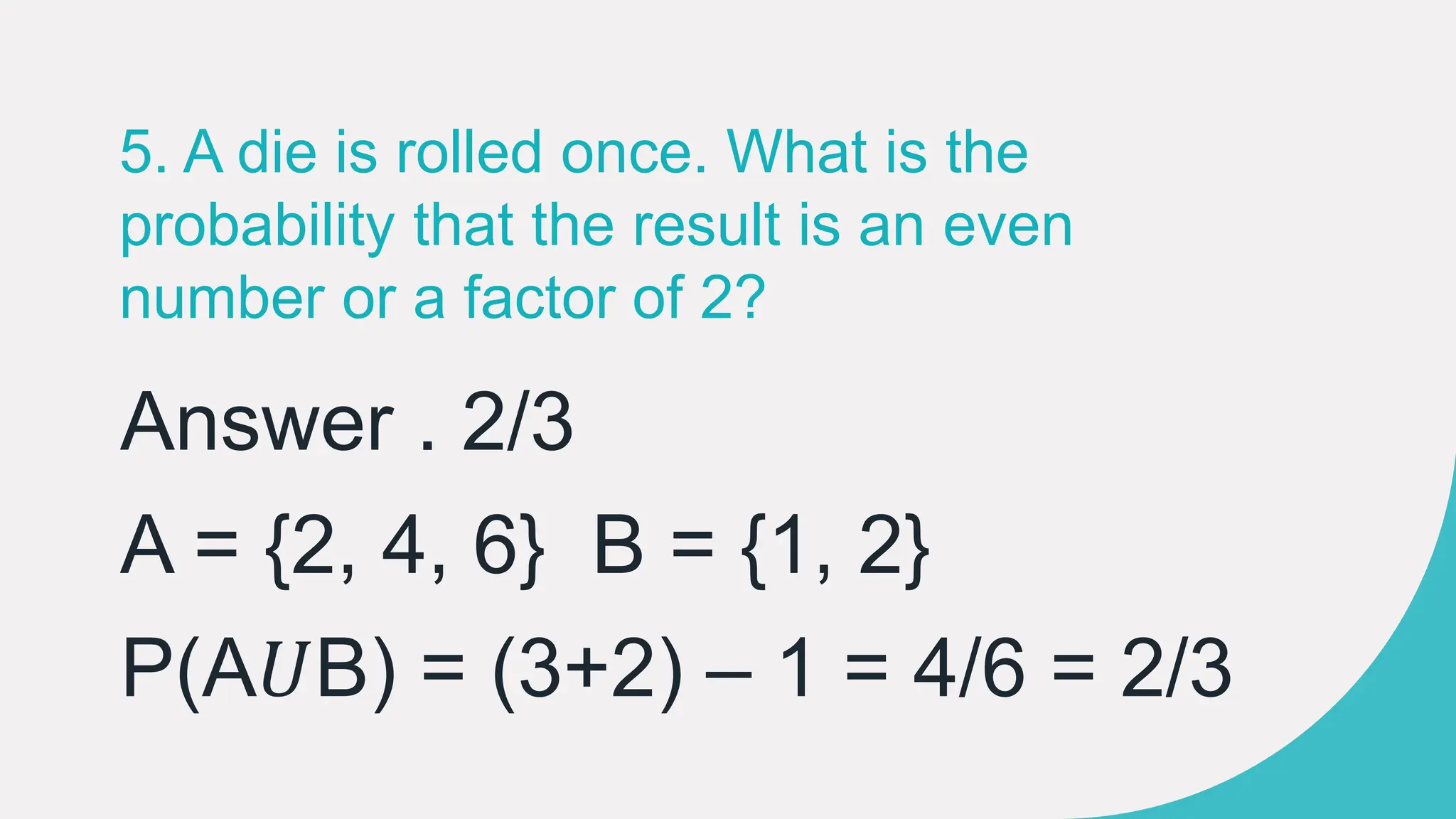 Mutually and Not Mutually Exclusive Events | PPT