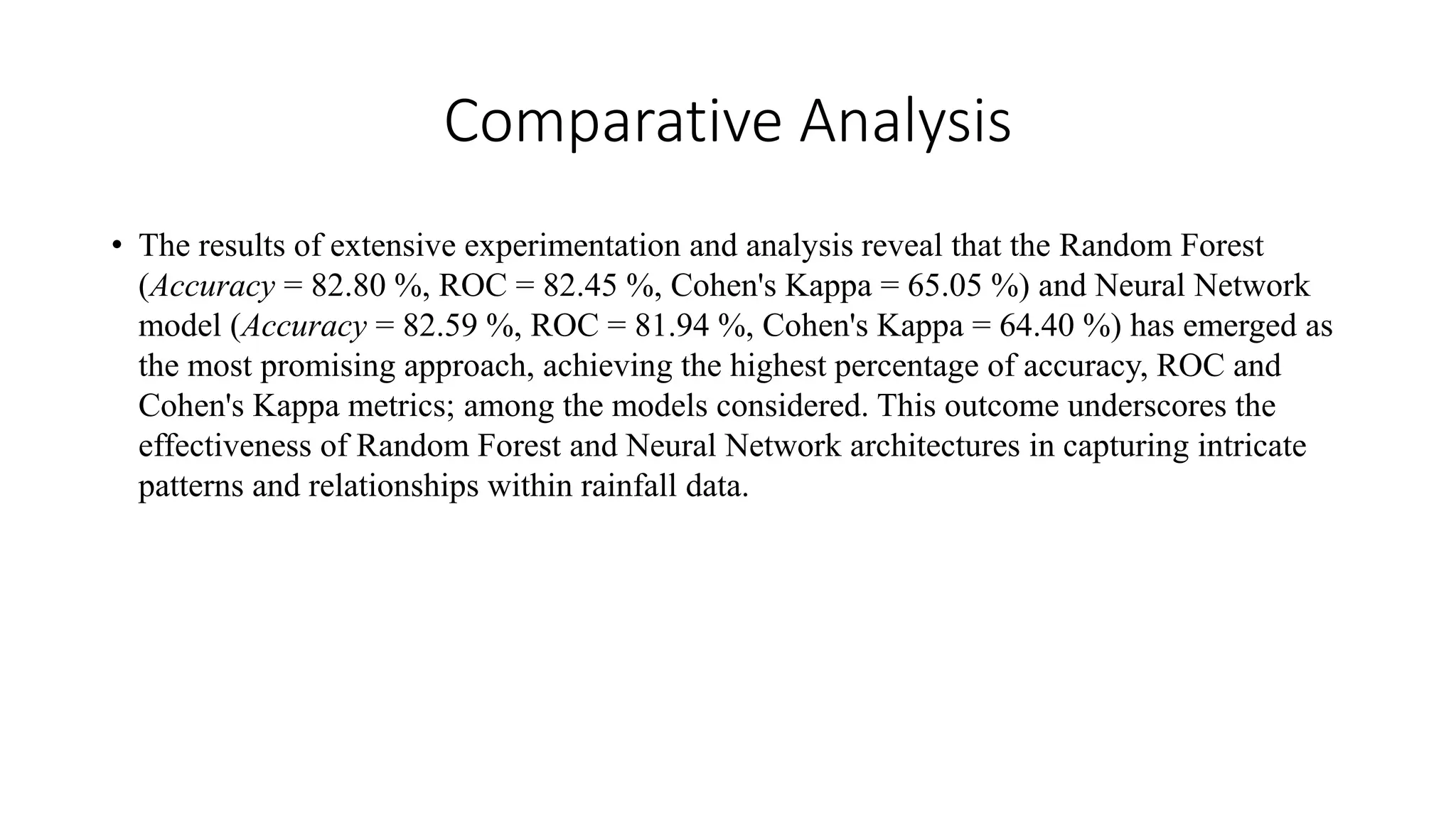 Presentation1rainfall prediction raincast | PPTX