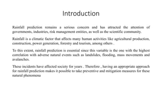 Presentation1rainfall prediction raincast | PPTX