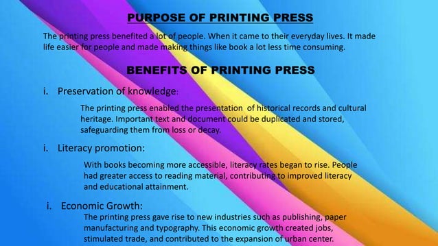 All about printing press detail in graphic designing field. | PPT