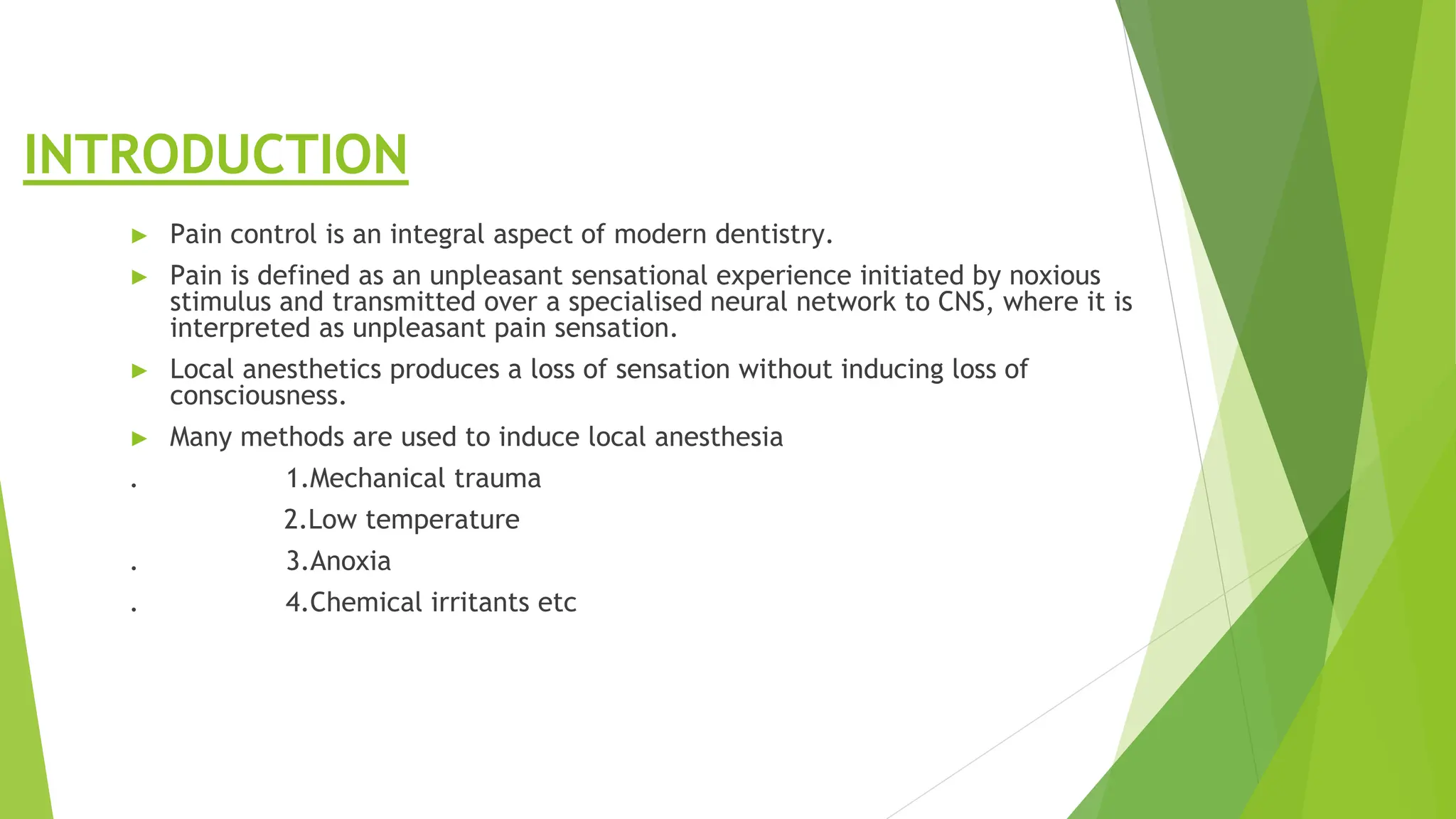 Local anesthesia ppt Introduction action | PPTX