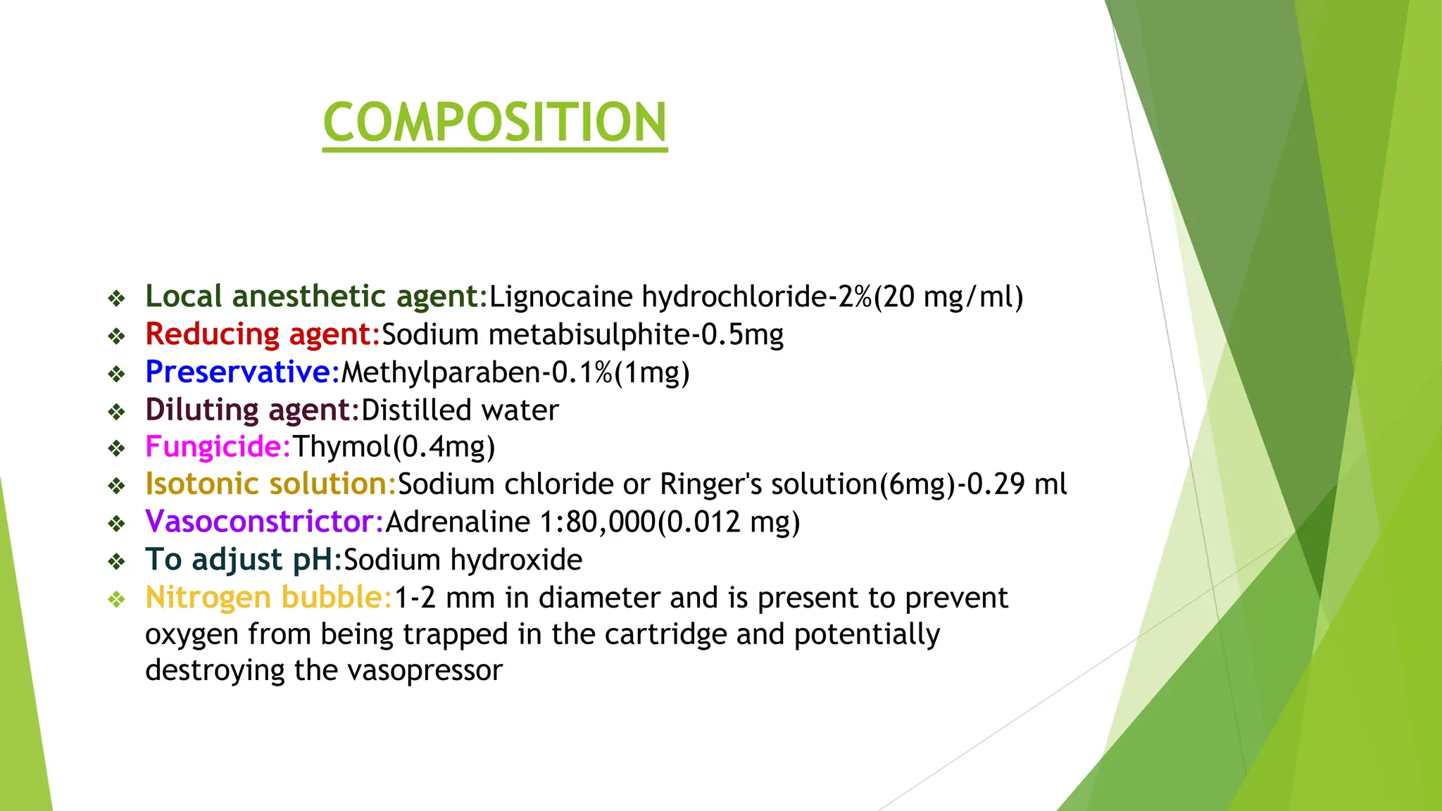 Local anesthesia ppt Introduction action | PPTX