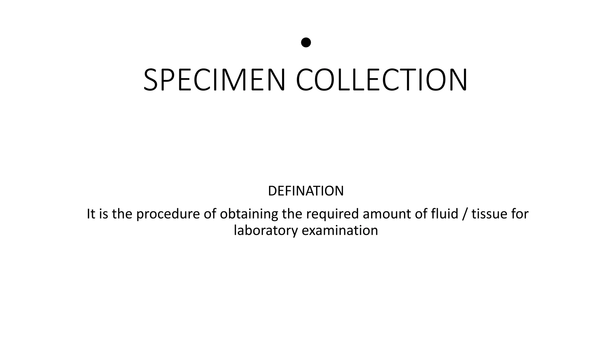 Presentation1.pptx gr specimen collection | PPT