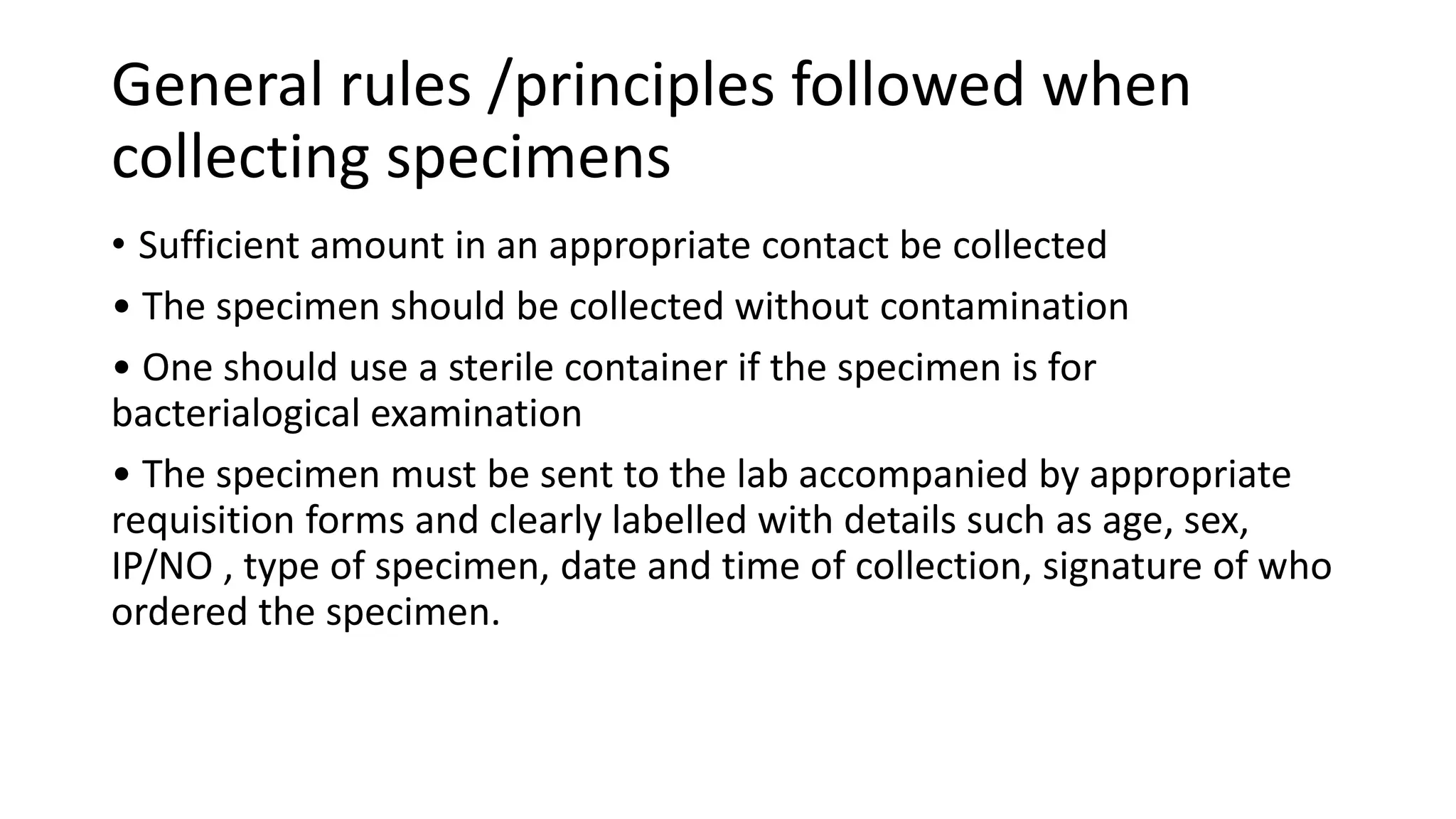 Presentation1.pptx gr specimen collection | PPTX