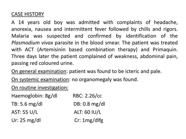 G6PD case and discussion on biochemical pathways.pptx | Blood Disorders ...