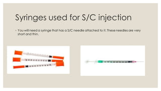 Presentation (1).pdf subcutaneous injection | PDF