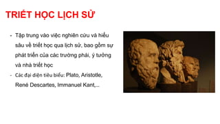 Presentation1- phân loại các trường phái triết học | PPTX