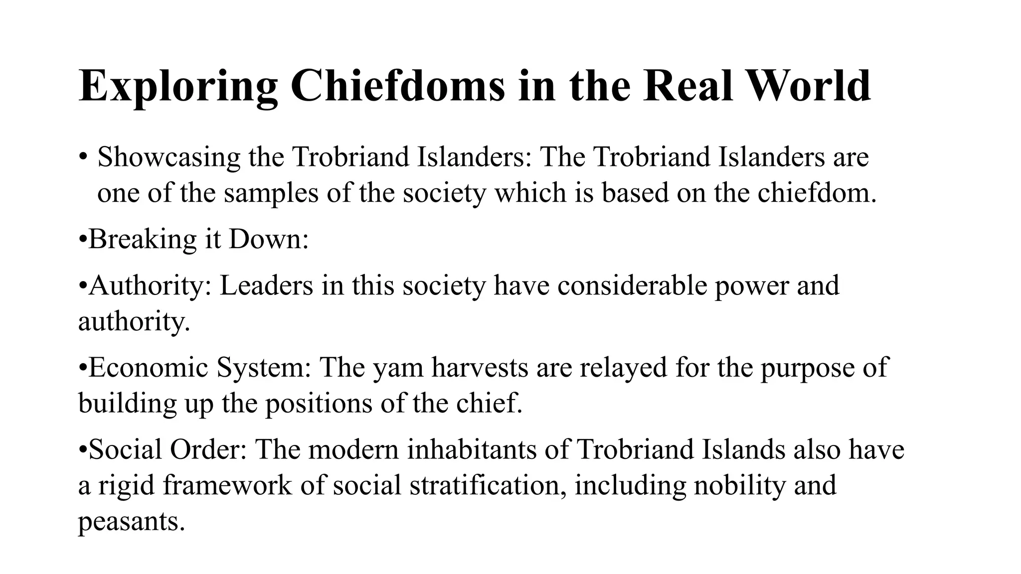 Presentation 1.pptx Exploring Bands, Chiefdoms | PPTX