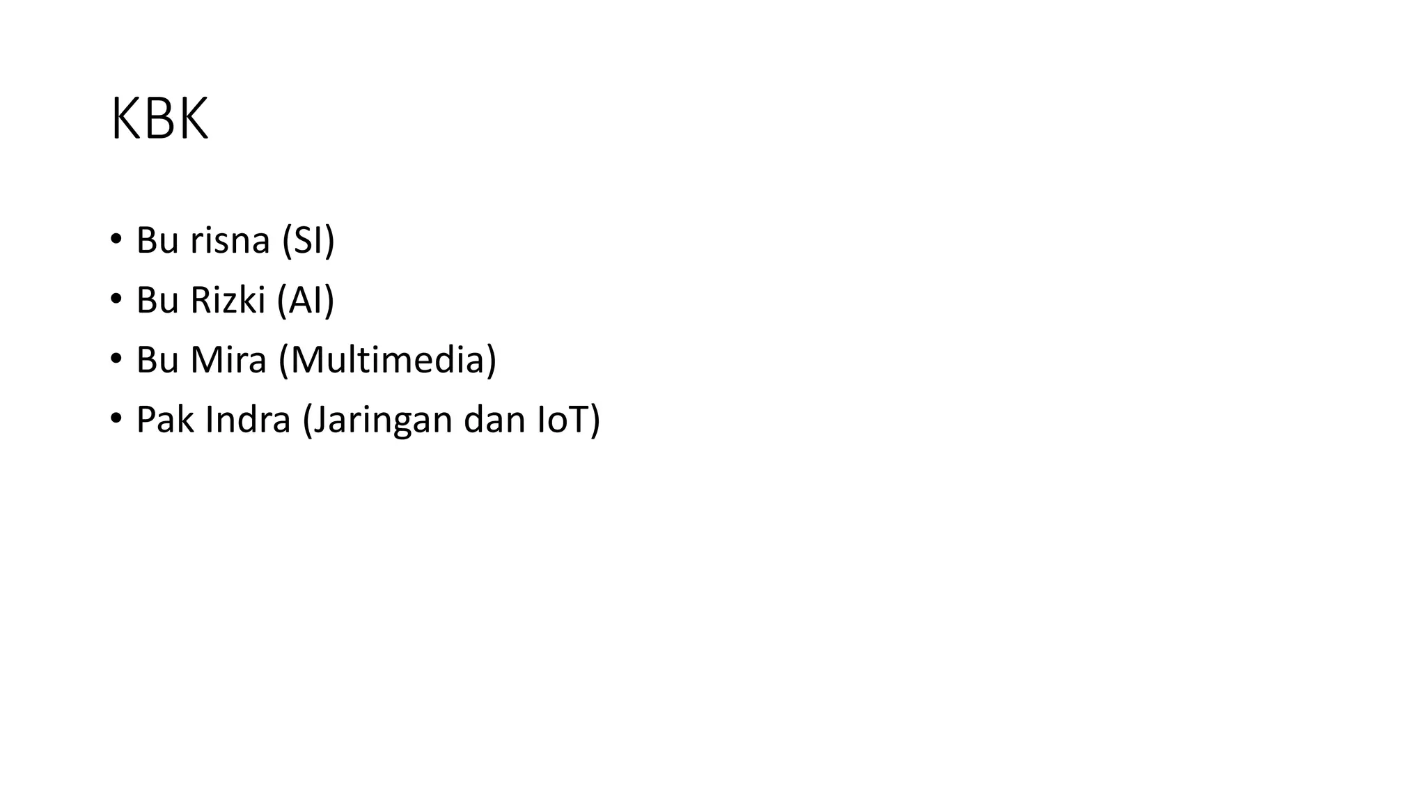 perancangan program kerja KBK perancangan program kerja KBK perancangan program kerja KBK | PPT