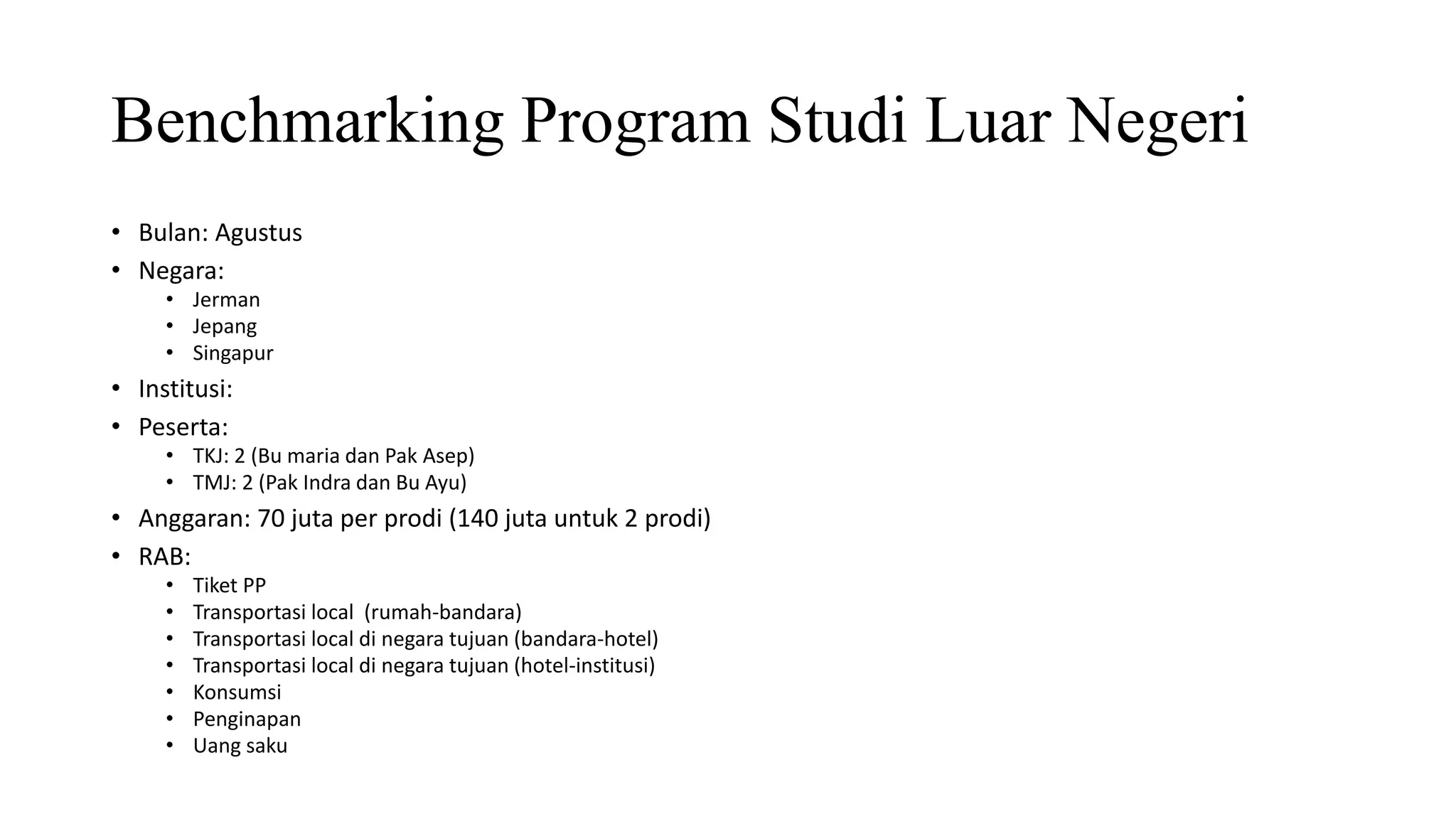 perancangan program kerja KBK perancangan program kerja KBK perancangan program kerja KBK | PPT