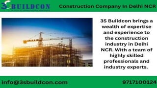 Construction Company expertise In Delhi NCR | PPT