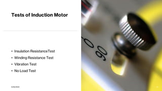 Basics of induction motor and components of induction motor thier types ...
