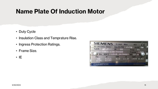 Basics Of Induction Motor And Components Of Induction Motor Thier Types
