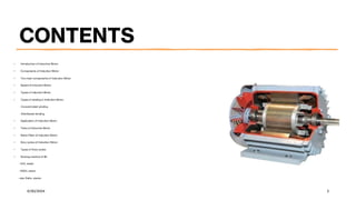 Basics of induction motor and components of induction motor thier types ...