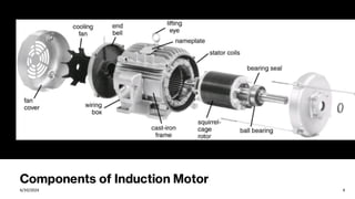 Basics of induction motor and components of induction motor thier types ...