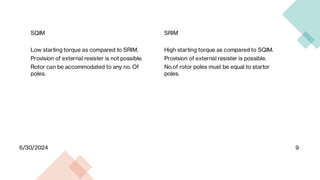 Basics of induction motor and components of induction motor thier types ...