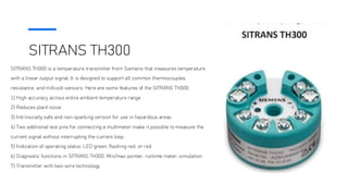 Presentation on process instrumentation and thoer components types etc. | PDF