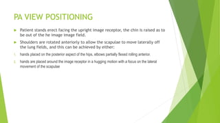 Presentation on the Xray of the shoulder, chest and pelvis | PPTX