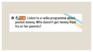 ENGLISH COMPREHENSION ON HOW TO SPEND MONEY | PPTX