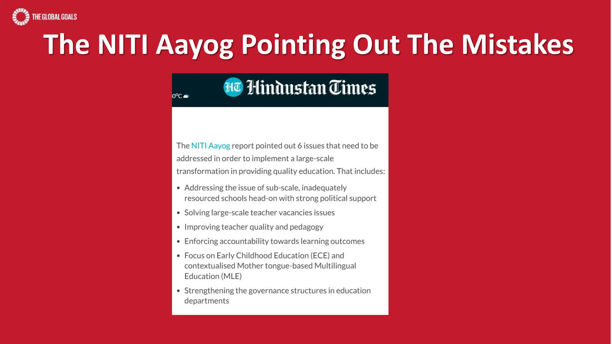 sustainable development goals, niti ayog, quality education | PPTX