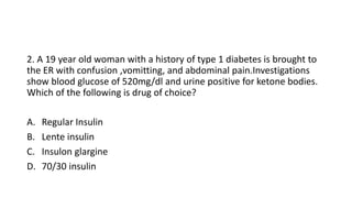 Diabetic Quiz and MCQs for MBBS students.pptx