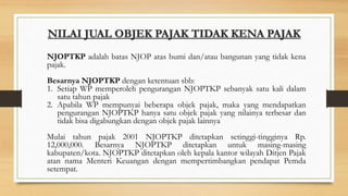Presentation tentang pajak bumi dan bangunan | PPTX
