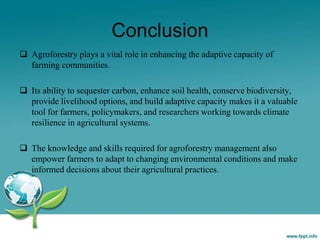 presentation role of agroforestry in cc 1.ppt