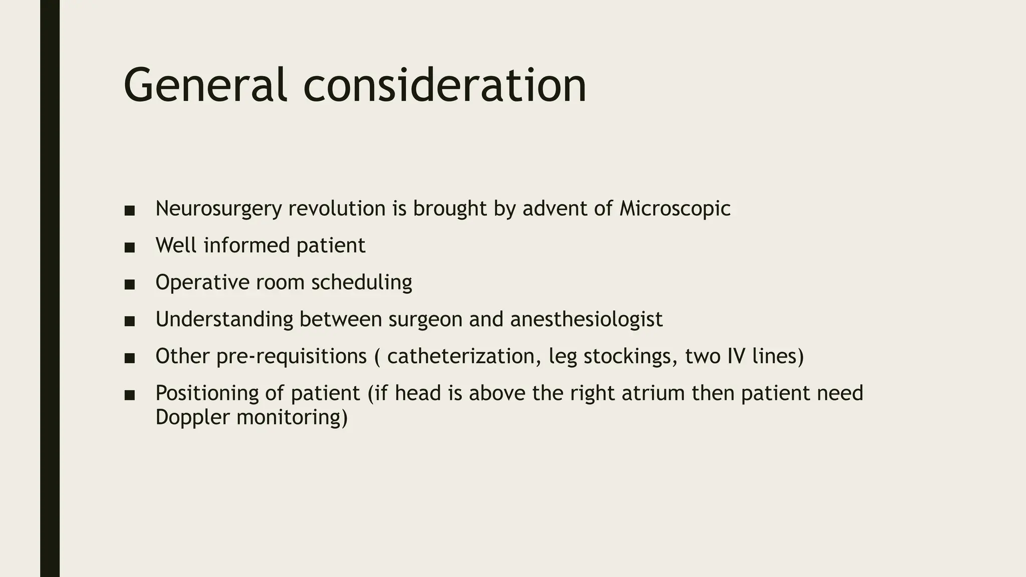 Operative Techniques and Instrumentation in Neurosurgery | PPTX