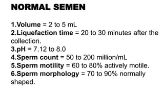 semen and seminal analysis in forensic science.pptx | Infertility ...
