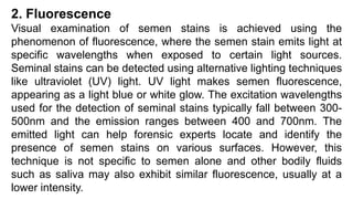semen and seminal analysis in forensic science.pptx | Infertility ...
