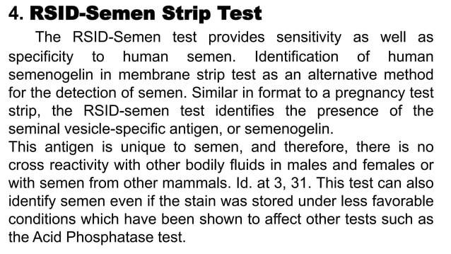 semen and seminal analysis in forensic science.pptx | Infertility ...
