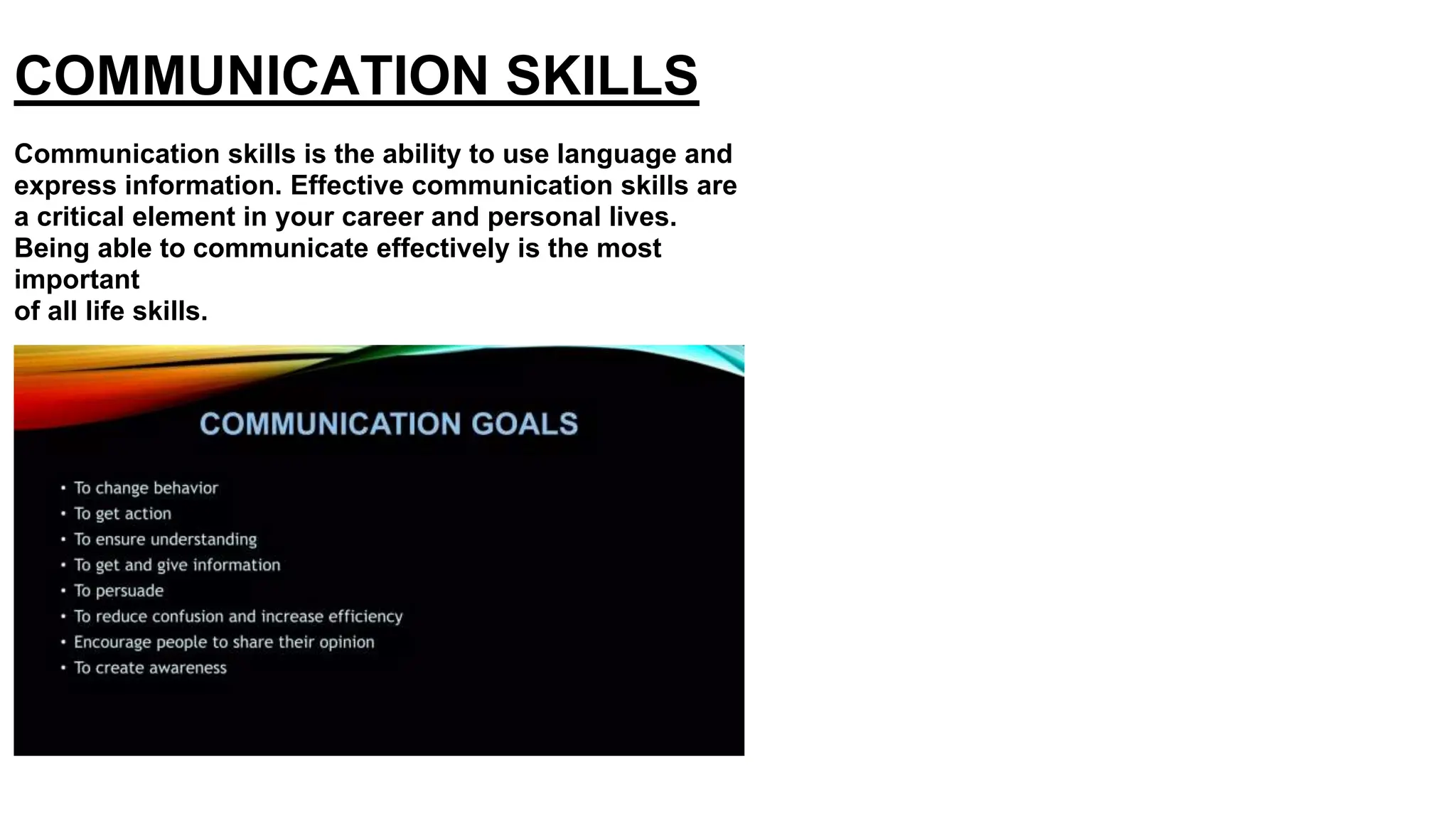 Presentation1.pptx communication skills for personality development | PPT