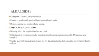 PROTOZOAL INFECTION IN ADVANCE PHARMACOLOGY BY SEJAL AGRAWAL | PPTX