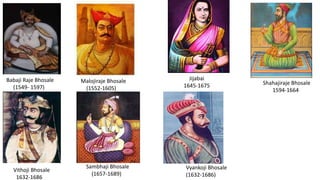 Presentation on family tree of shivaji maharaj | PPTX
