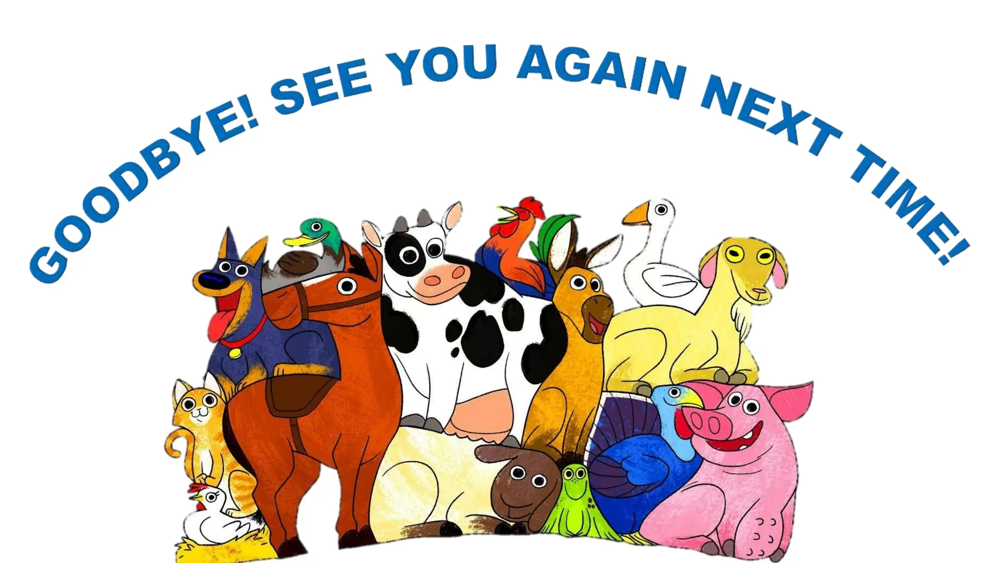 Farm animals and their sound [Cat, Dog, Frog, Horse, Pig and Cow] | PPT