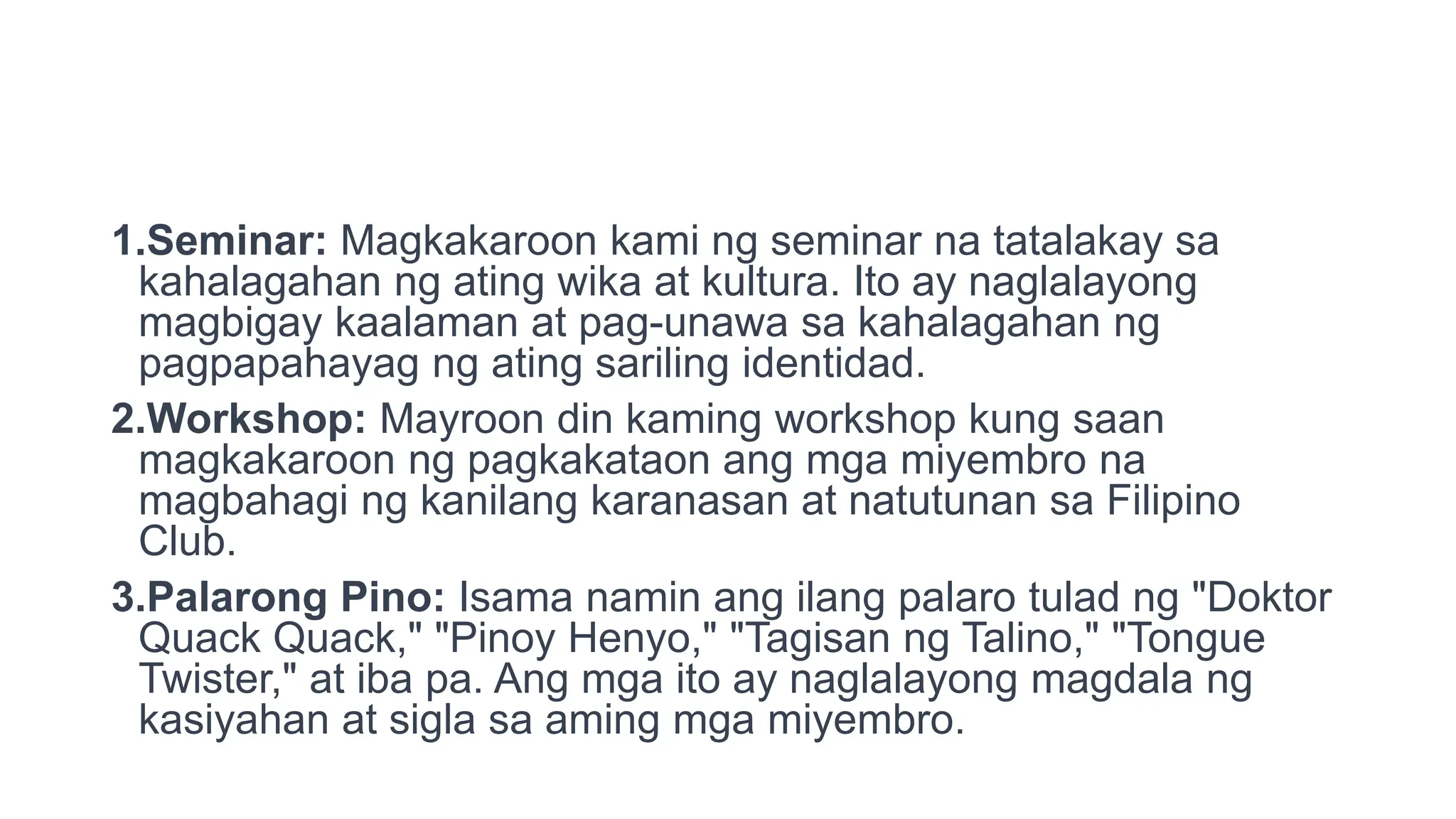 Filipino Club_ Filipino Club_Filipino Club | PPTX