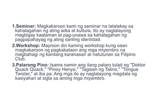 Filipino Club_ Filipino Club_Filipino Club | PPTX