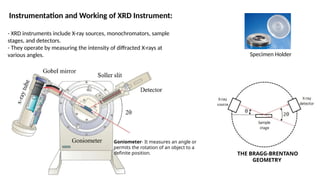 x ray diffraction and its application in pharma industry | PPTX