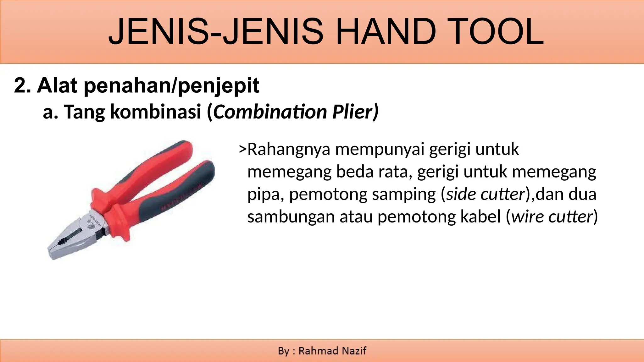 Presentation1.MENGENAI PERALATAN BENGKEL OTOMOTIFpptx | PPTX
