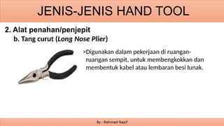 Presentation1.MENGENAI PERALATAN BENGKEL OTOMOTIFpptx | PPTX