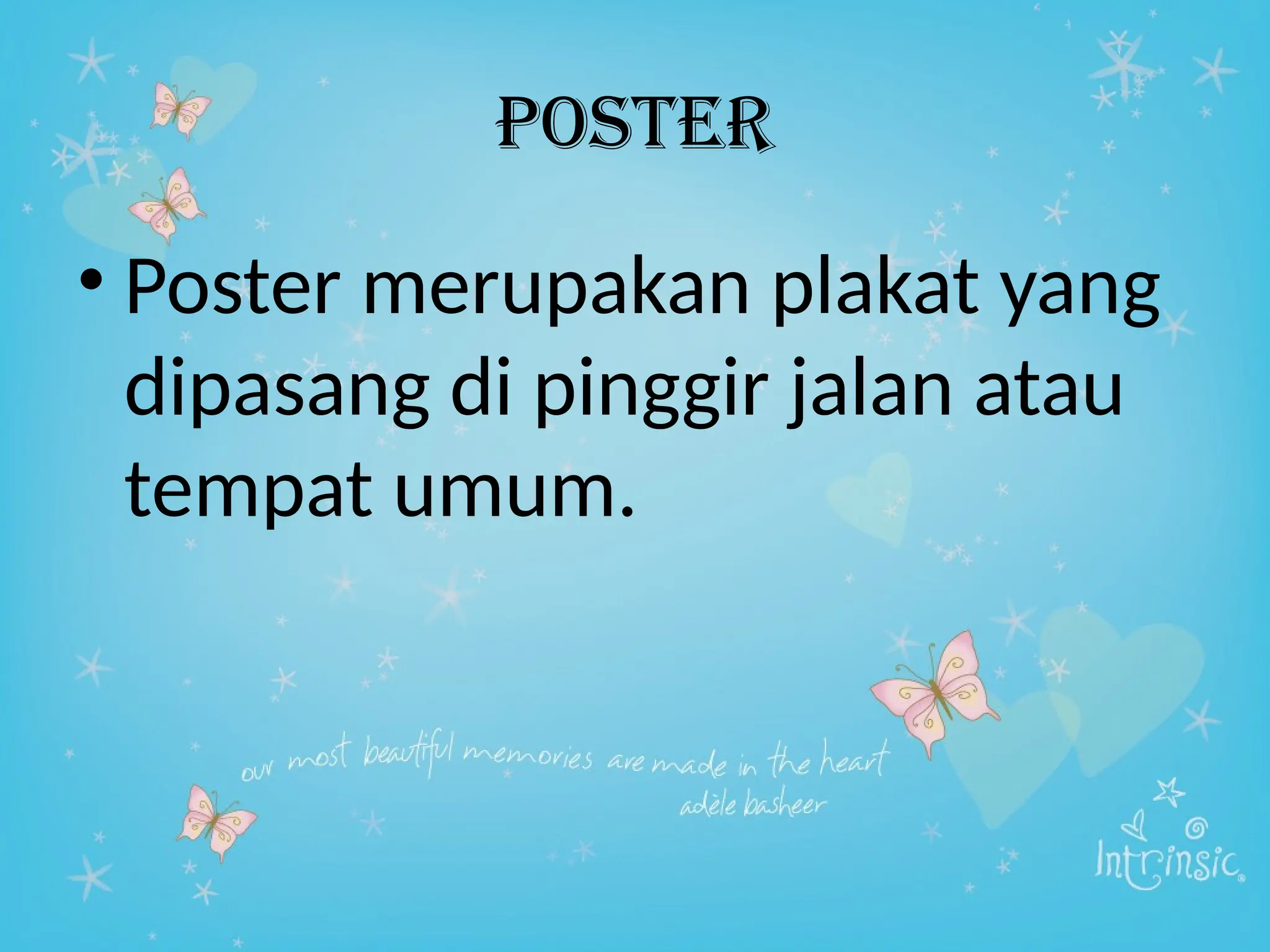 POSTER DAN SLOGAN UNTUK SISWA MTS DAN SMP | PPT