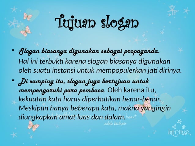 POSTER DAN SLOGAN UNTUK SISWA MTS DAN SMP | PPT