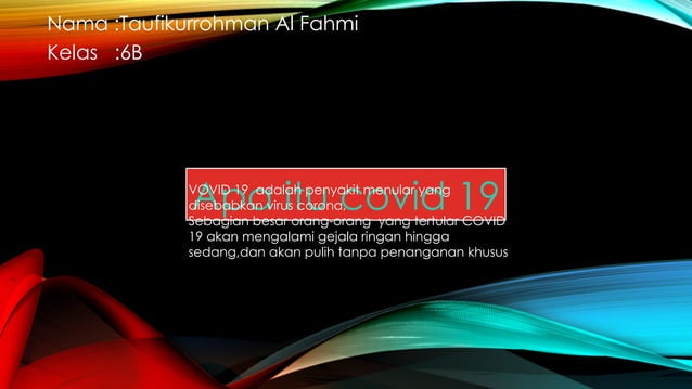 Presentation penanggulangan bencana COVID 19 | PPT