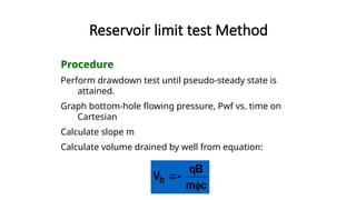 Presentation on oil Reservoir performance relationship | PPTX